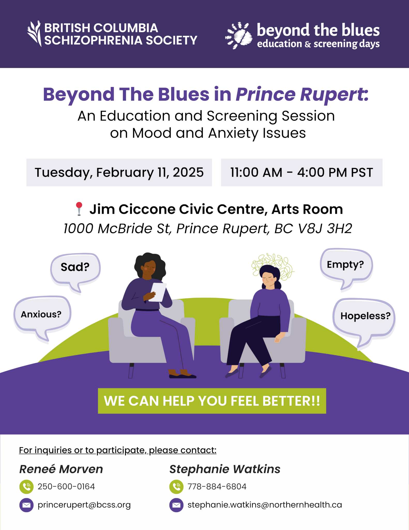 Beyond the Blues: An Education and Screening Session in Prince Rupert ...