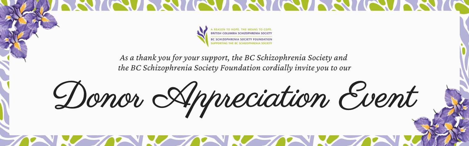 2025 BCSS Donor Appreciation Event | BC Schizophrenia Society