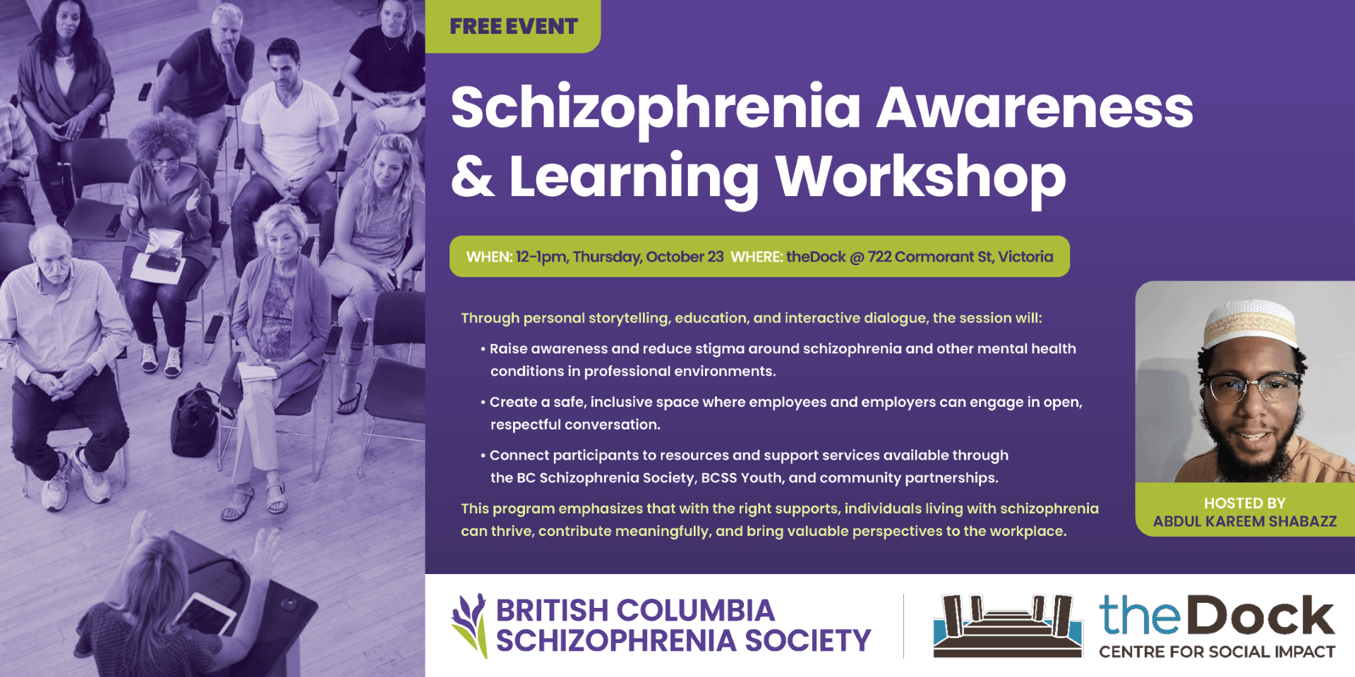 Schizophrenia Awareness & Learning Workshop | BC Schizophrenia Society